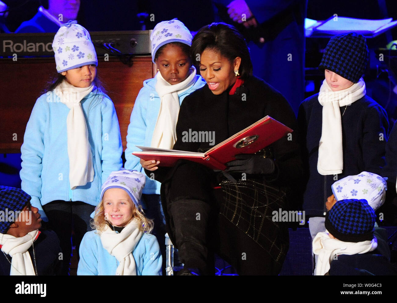 Michelle obama christmas tree hi-res stock photography and images - Alamy