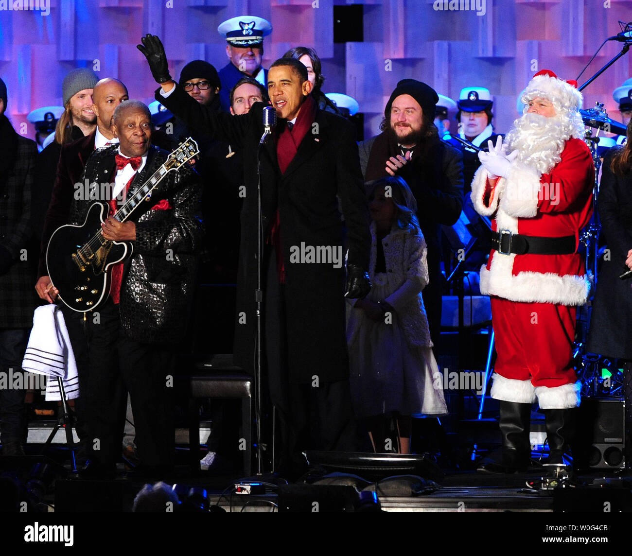President Barack Obama addresses the crowd during the 2010 National ...