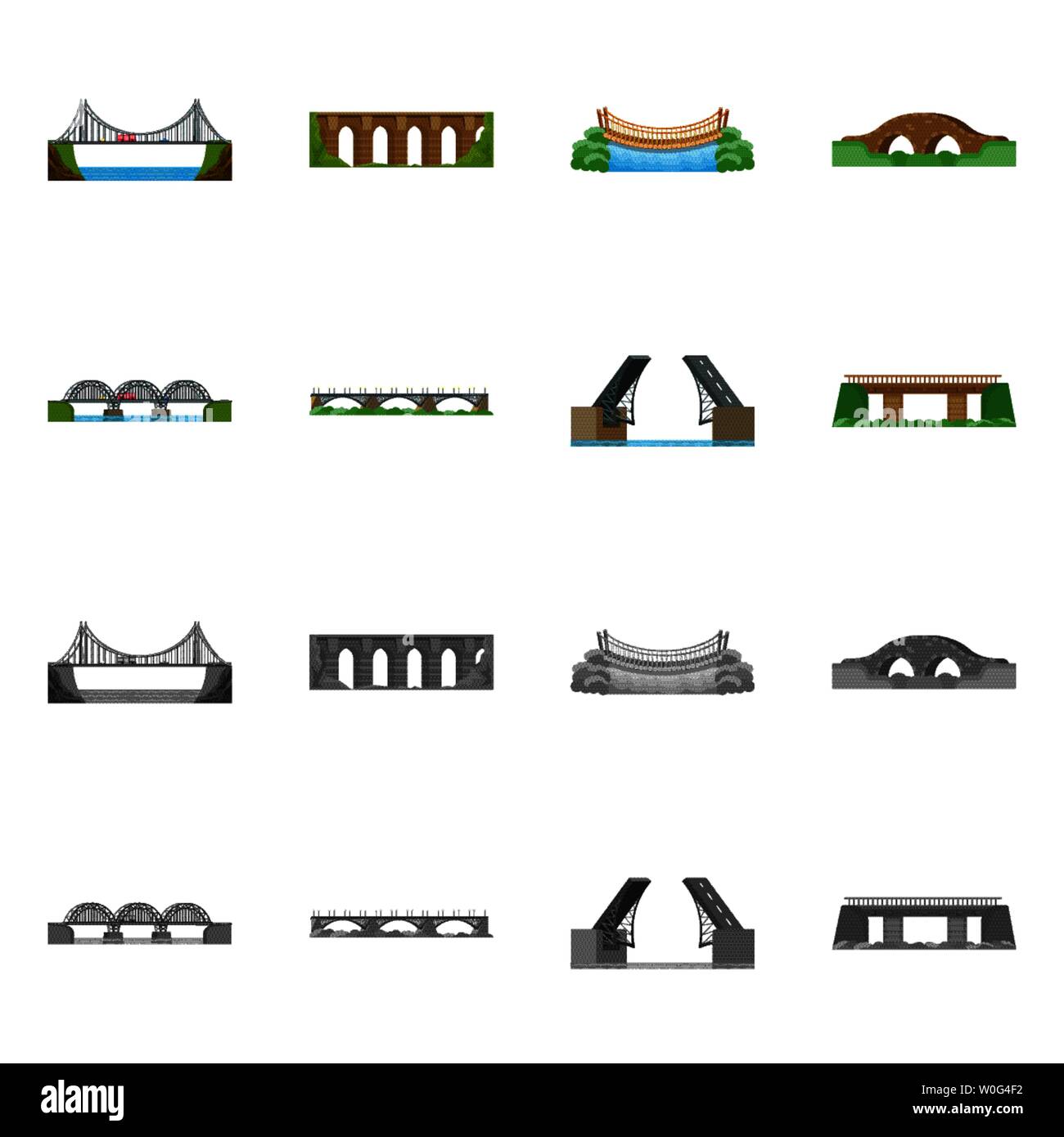 Isolated Object Of Connection And Design Sign Set Of Connection And Side Vector Icon For Stock