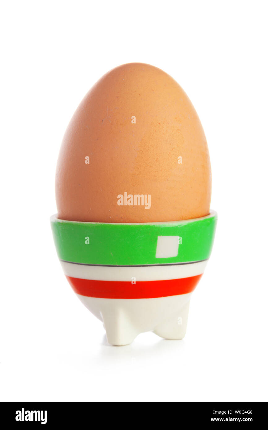 egg on white background Stock Photo - Alamy