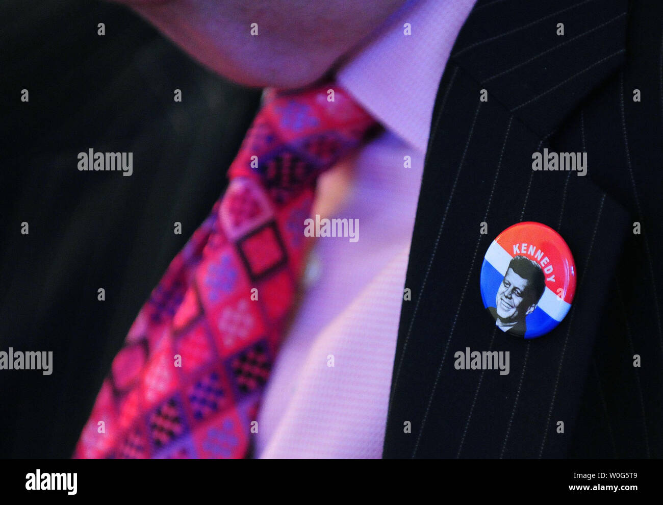 David Ferriero, Archivist of the United States, wears a John F. Kennedy ...