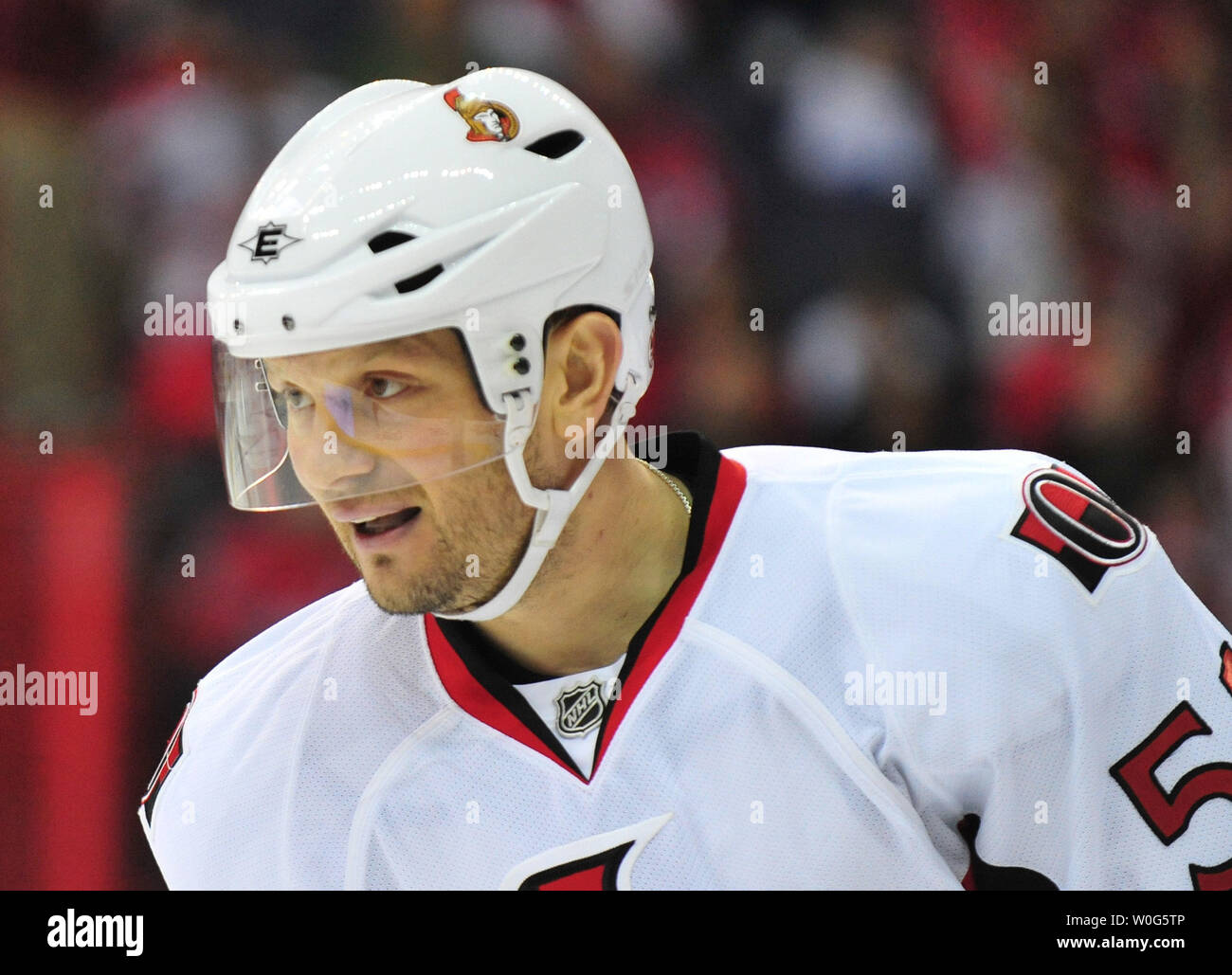 Ottawa Senators' Sergei Gonchar plays against the Washington Capitals ...