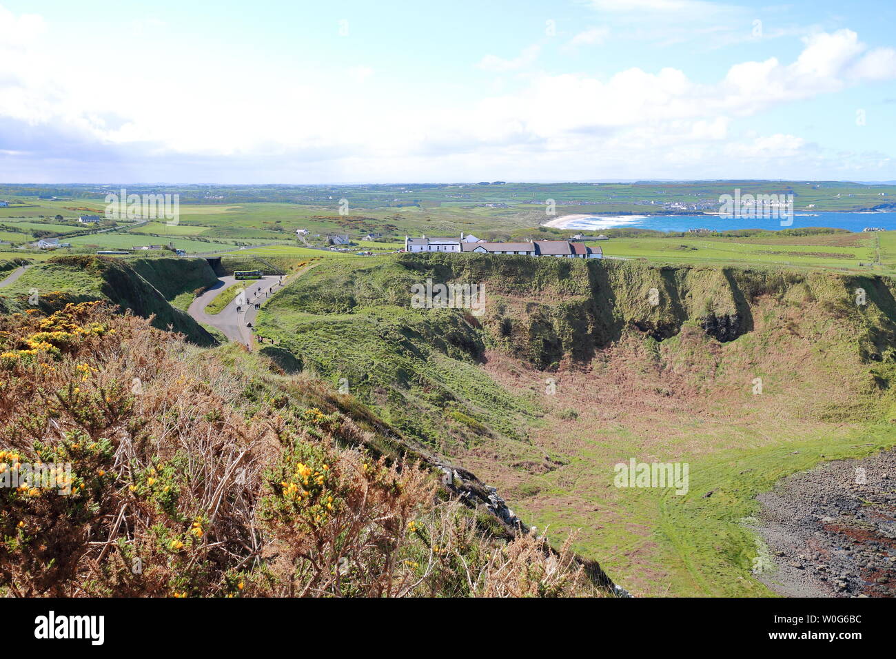 Beautiful Irish cliffs overlooking the sea Stock Photo - Alamy