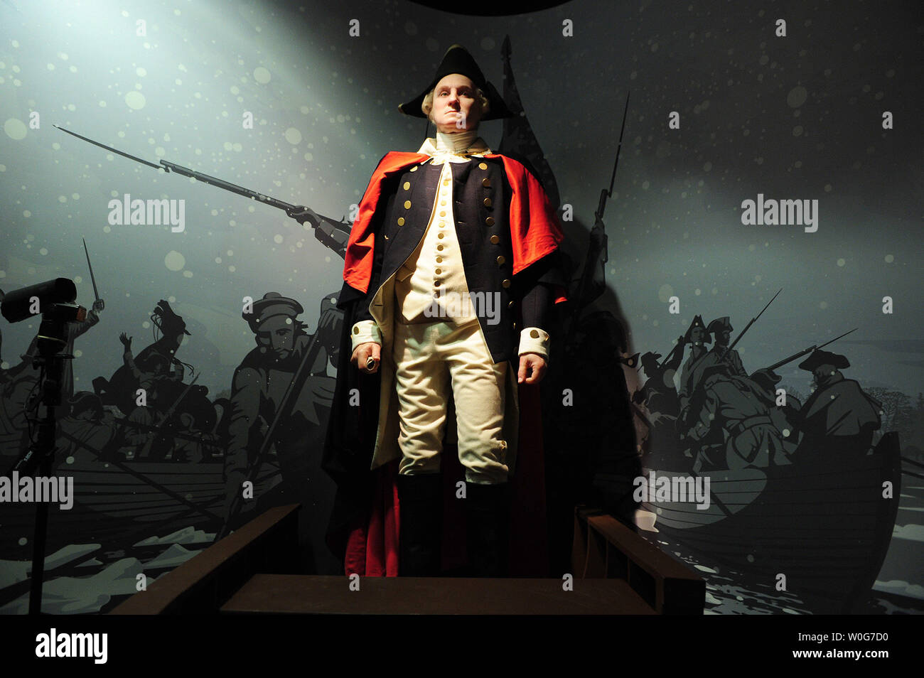 Wax figure george washington hi-res stock photography and images - Alamy