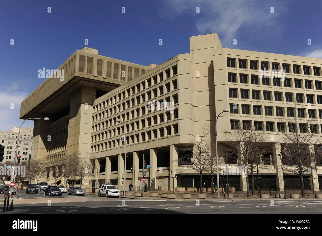 The J. Edgar Hoover Federal Bureau of Investigation building is seen in Washington on February ...