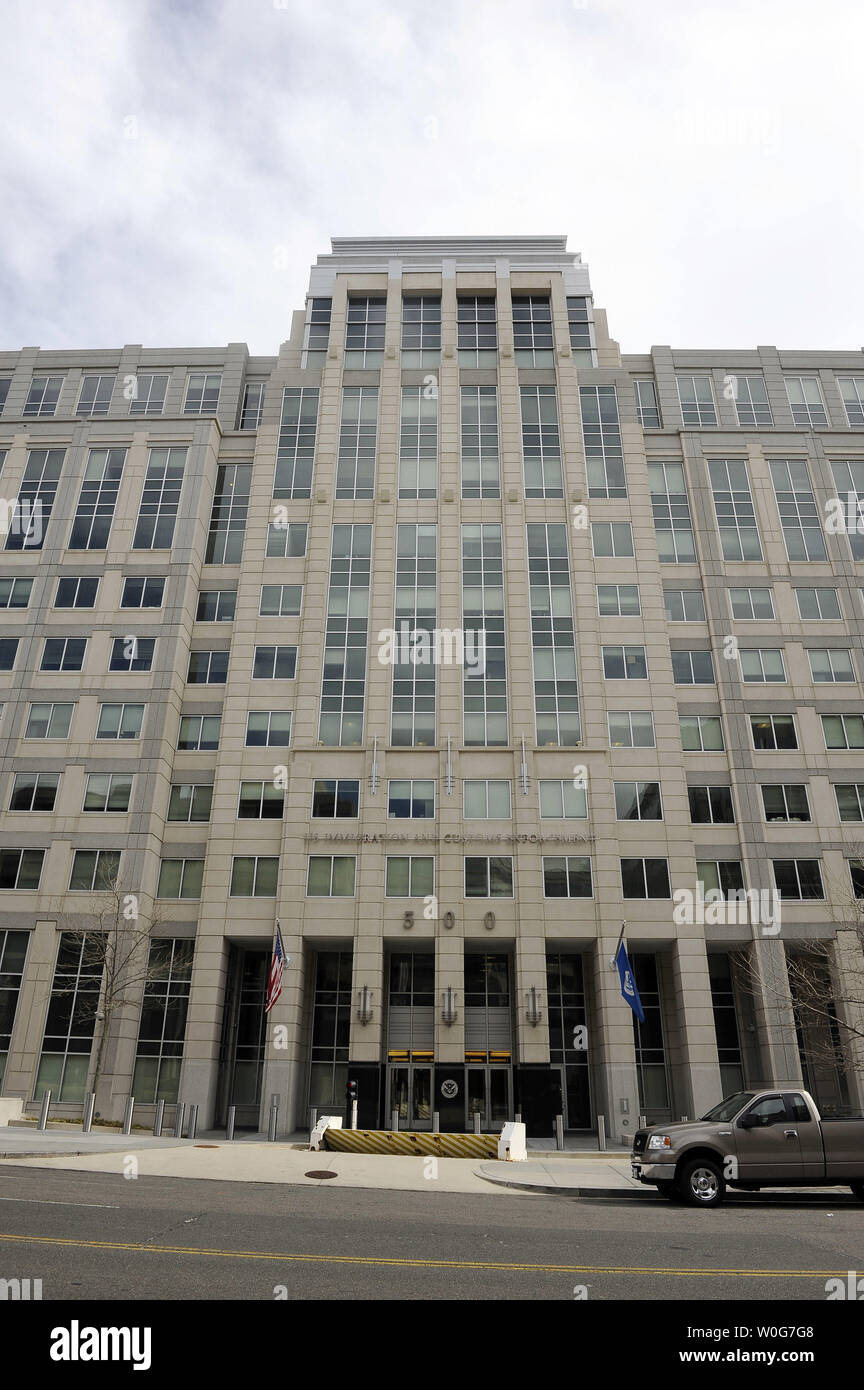 The U.S. Customs and Immigration Enforcement building is seen in ...