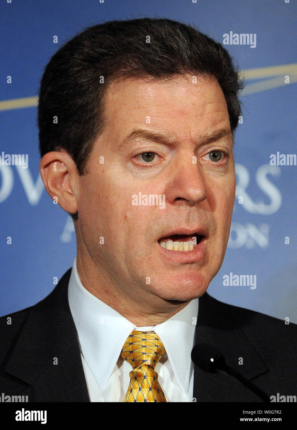 Gov sam brownback hi-res stock photography and images - Alamy