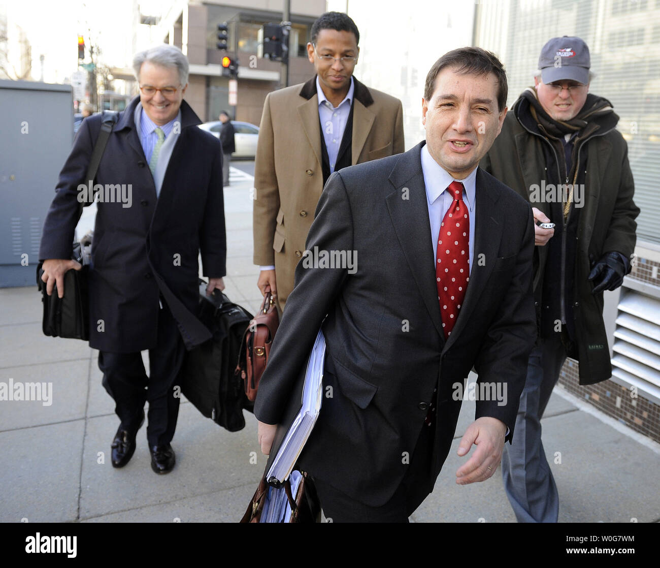 NFL Executive Vice-President and General Counsel Jeff Pash (foreground ...