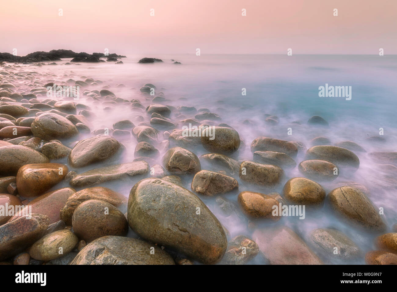 Peaceful pebbles red bay scenery shanwei scenery white sand floating hi ...