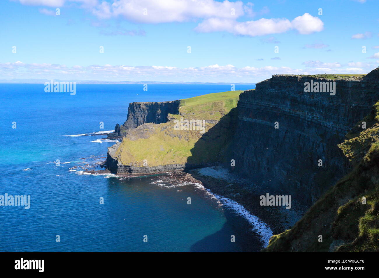 Beautiful Irish cliffs overlooking the sea Stock Photo - Alamy