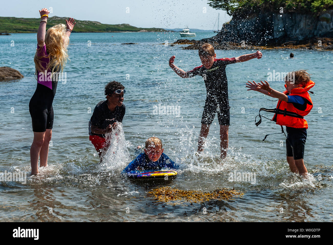 Schull, West Cork, Ireland. 27th June, 2019. On a sweltering day in ...