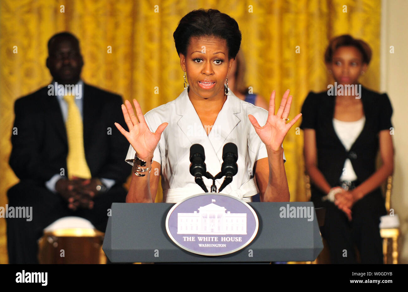First Lady Michelle Obama announces a new commitment from nationwide ...