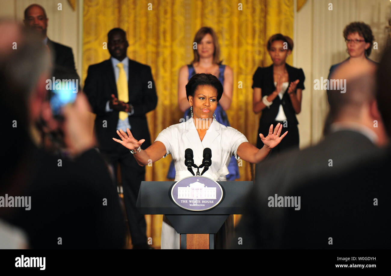 First Lady Michelle Obama announces a new commitment from nationwide ...