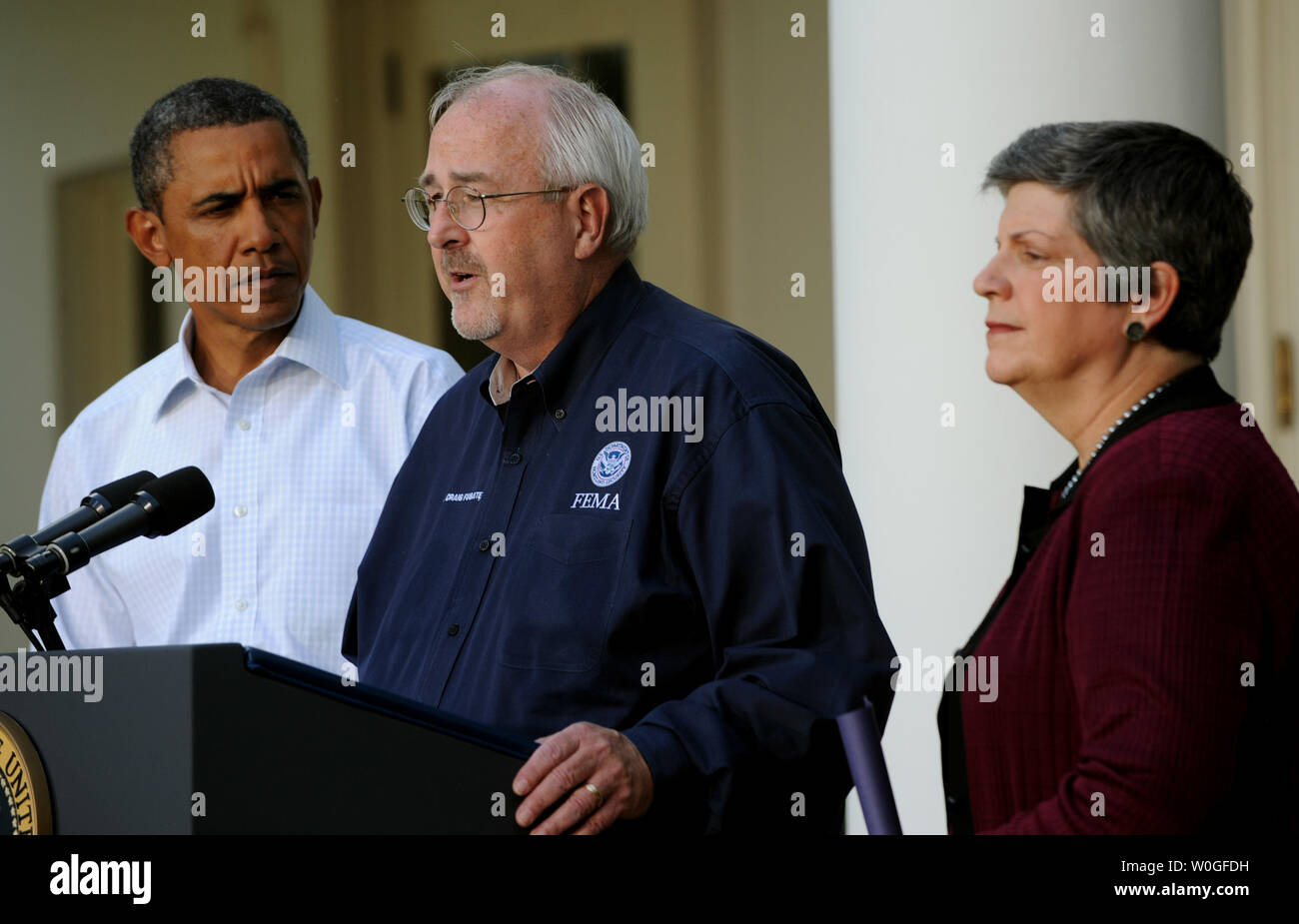 U.S. President Barack Obama and Homeland Security Secretary Janet ...