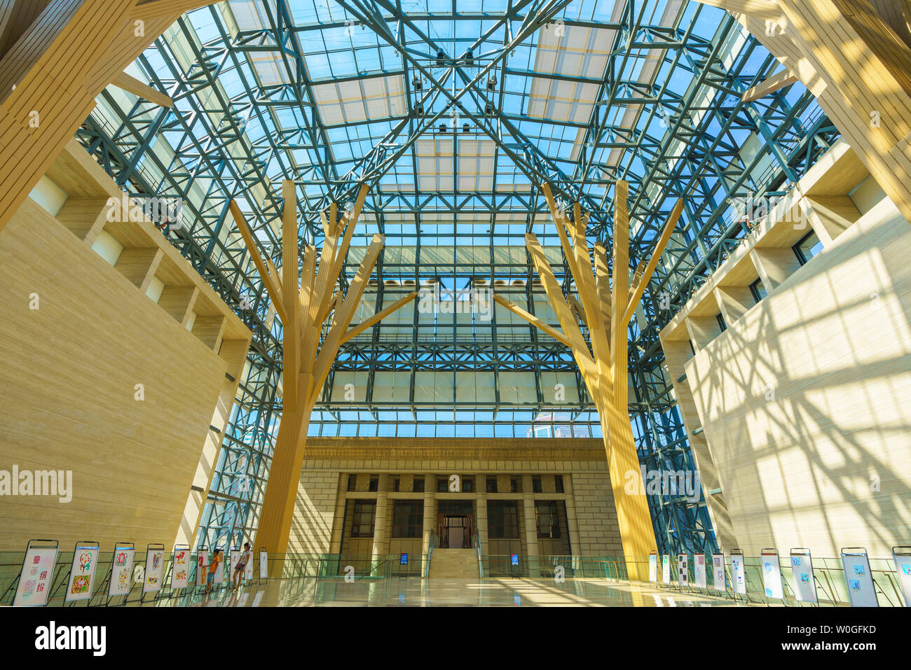 Atrium of Hebei Museum Stock Photo - Alamy