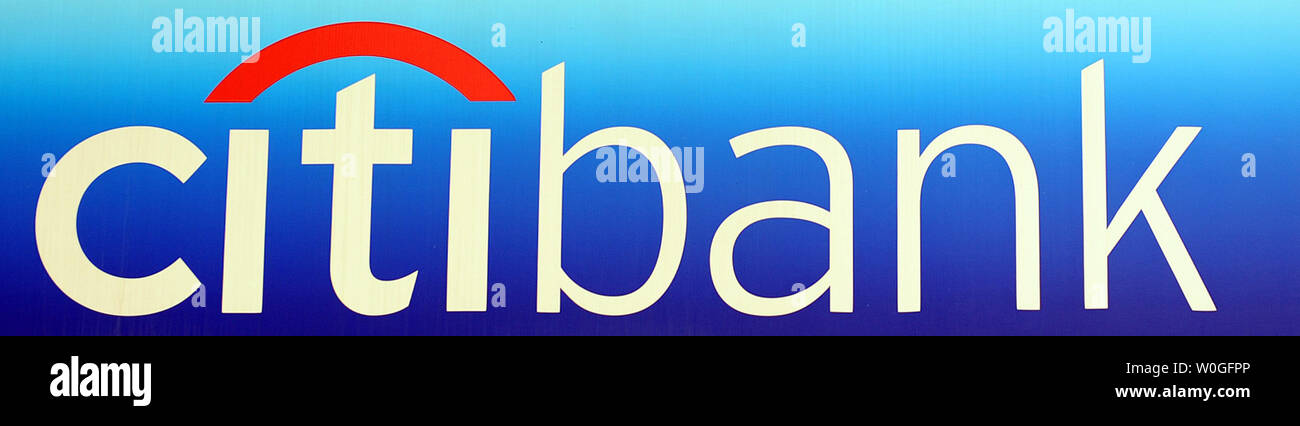A citibank logo is seen on a building in Washington on September 1 ...