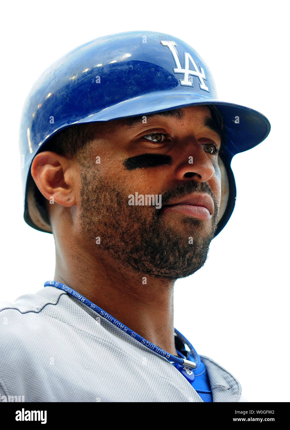 Los Angeles Dodgers Matt Kemp is seen during the seventh inning against ...