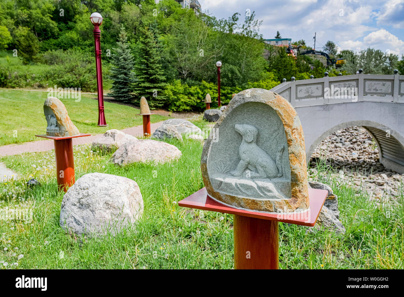Edmonton chinese garden hi-res stock photography and images - Alamy