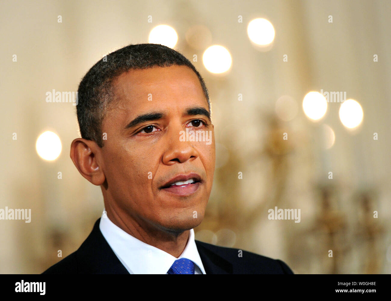 President Barack Obama speaks during a press conference in the East ...
