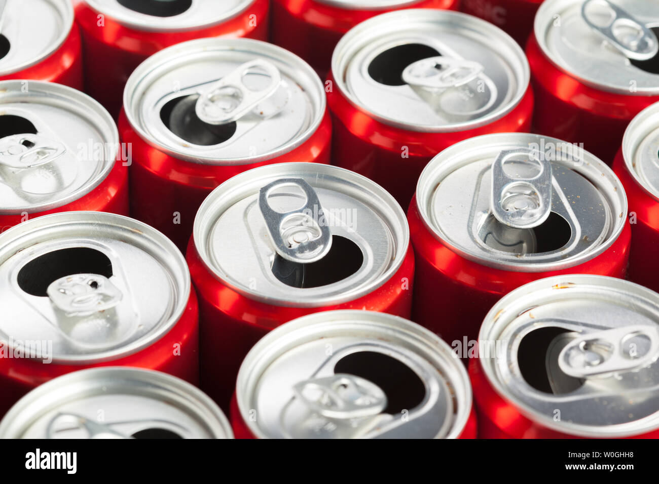 Empty recycle cans Stock Photo - Alamy