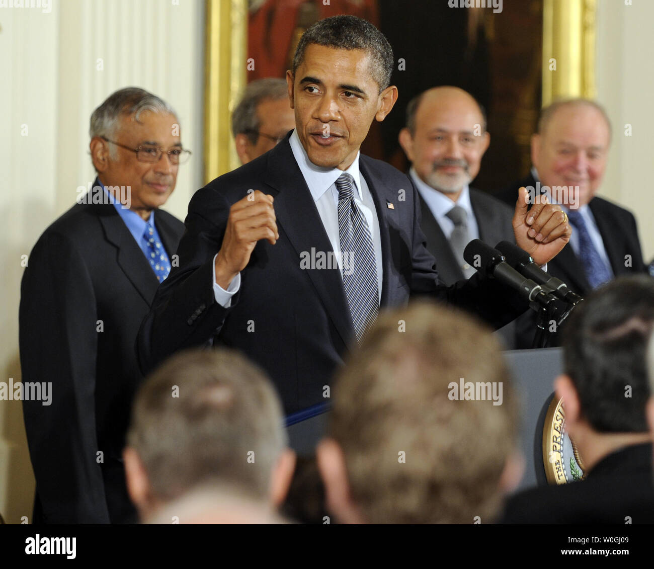 U.S. President Barack Obama presents the National Medals of Science and ...