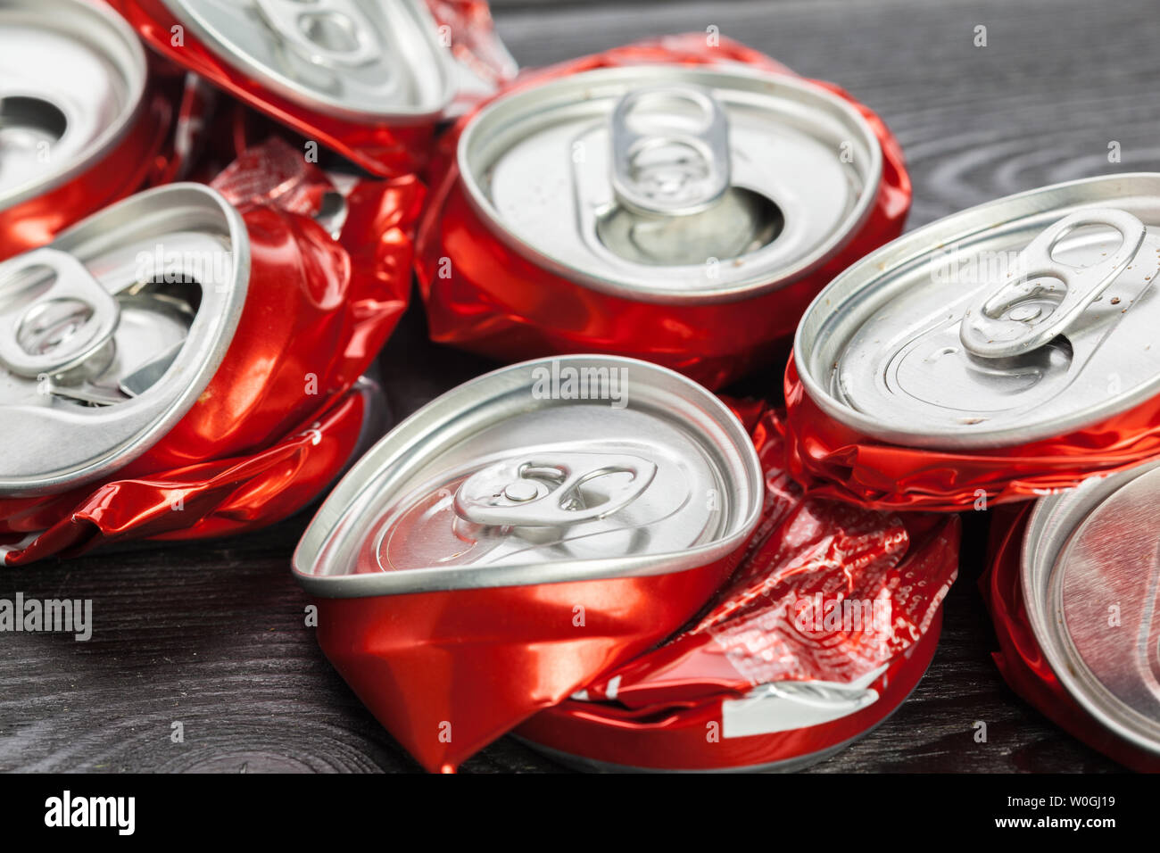 aluminum cans. recycling Stock Photo - Alamy