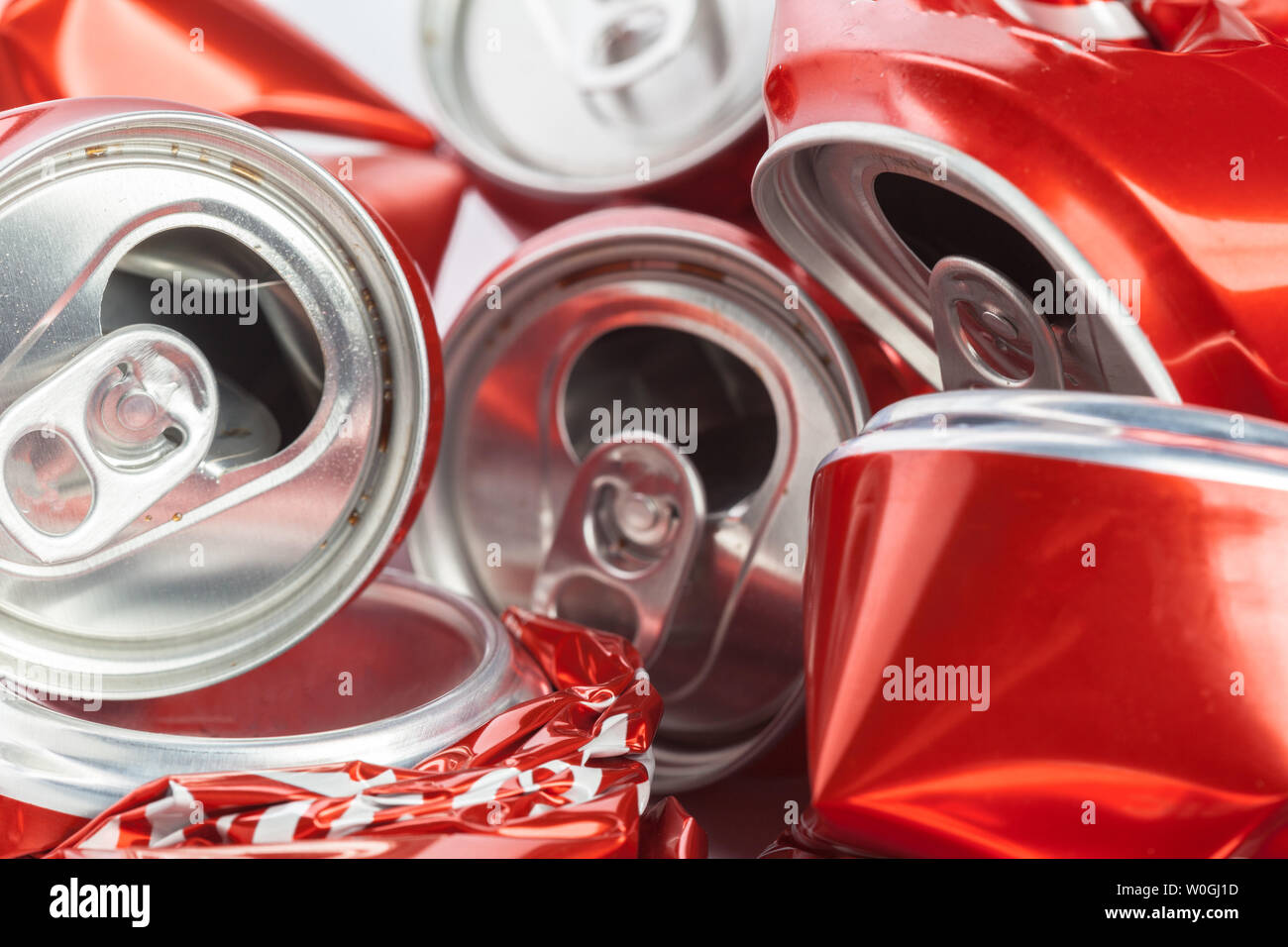 Compressed aluminium can Stock Photo - Alamy