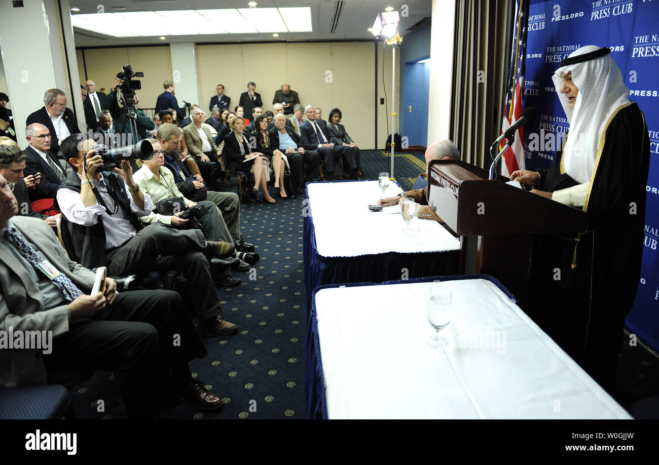 Prince Turki Al Faisal of Saudi Arabia, former director general of the ...