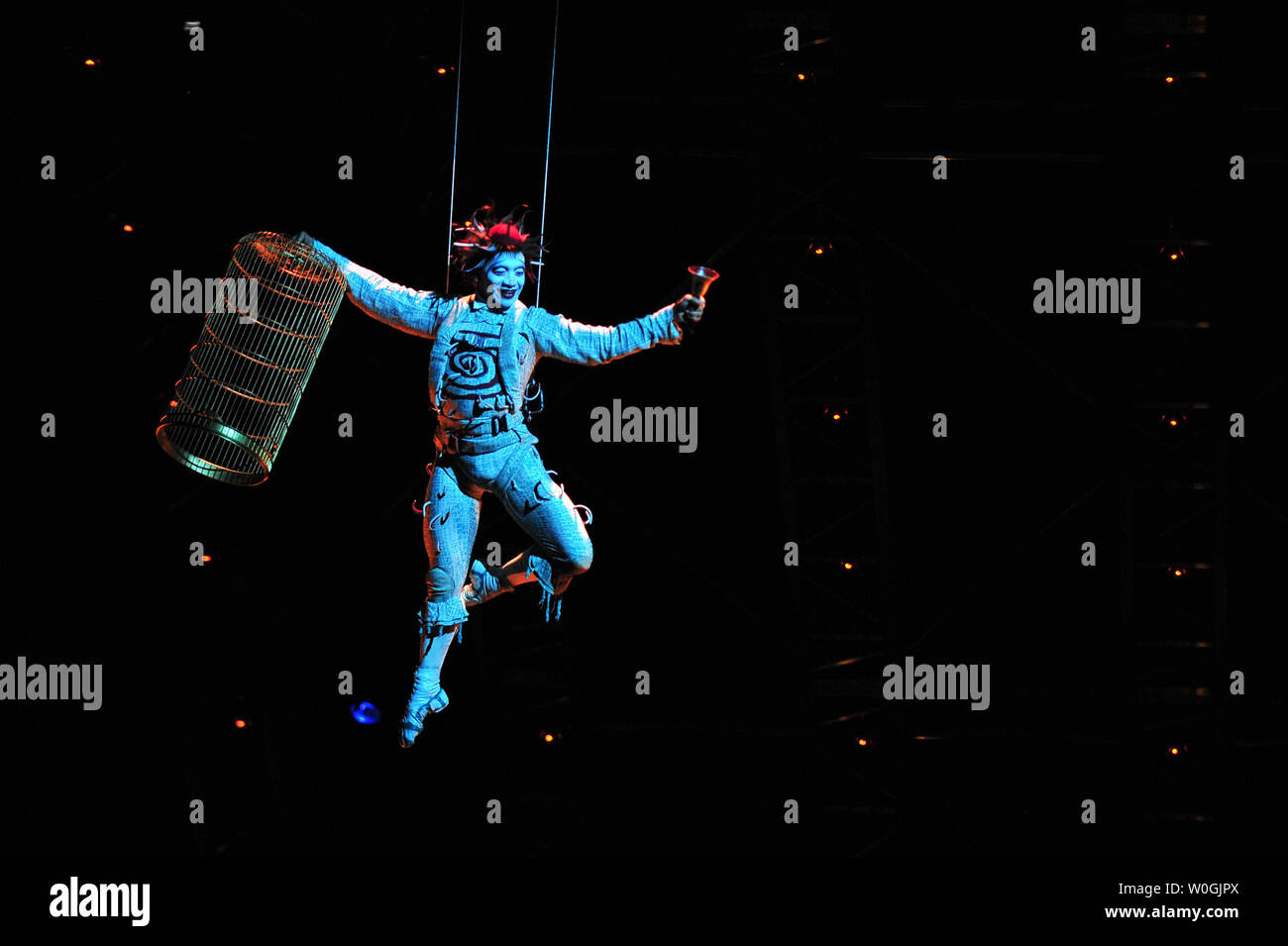 A cast member performs during Cirque du Soleil's Quidam show at the ...