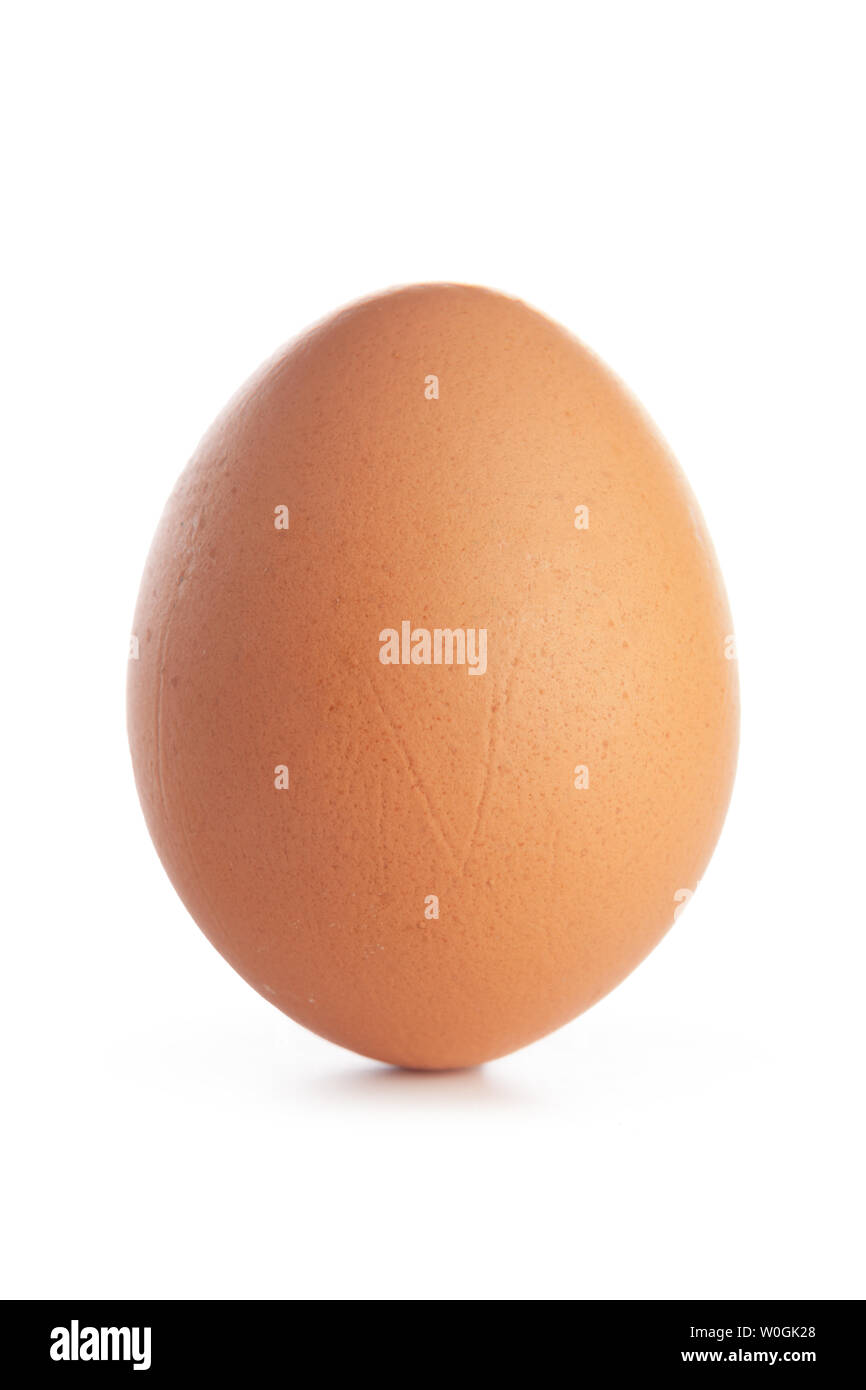 egg on white background Stock Photo - Alamy