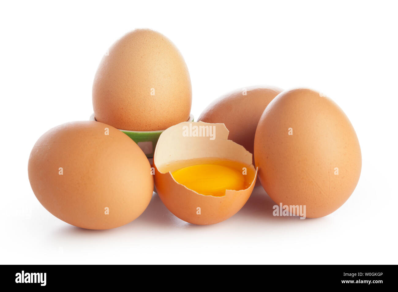 egg on white background Stock Photo - Alamy