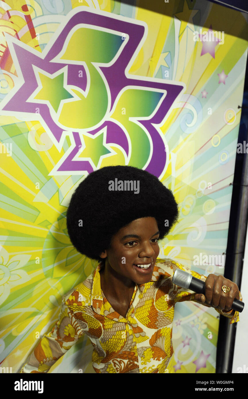 A Michael Jackson figure from his early days as a member of the Jackson ...