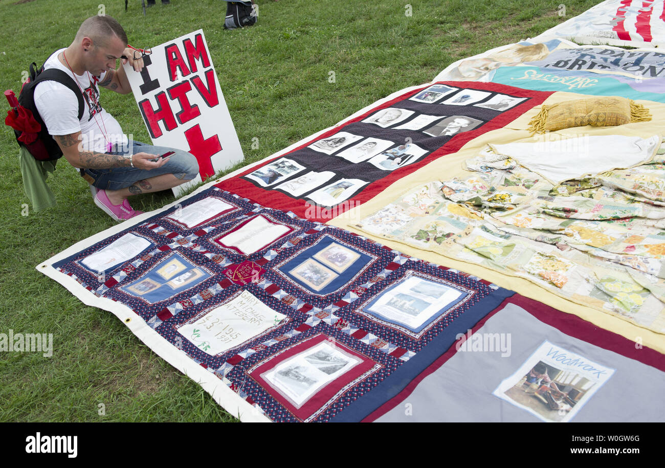 Aids quilt hi-res stock photography and images - Alamy
