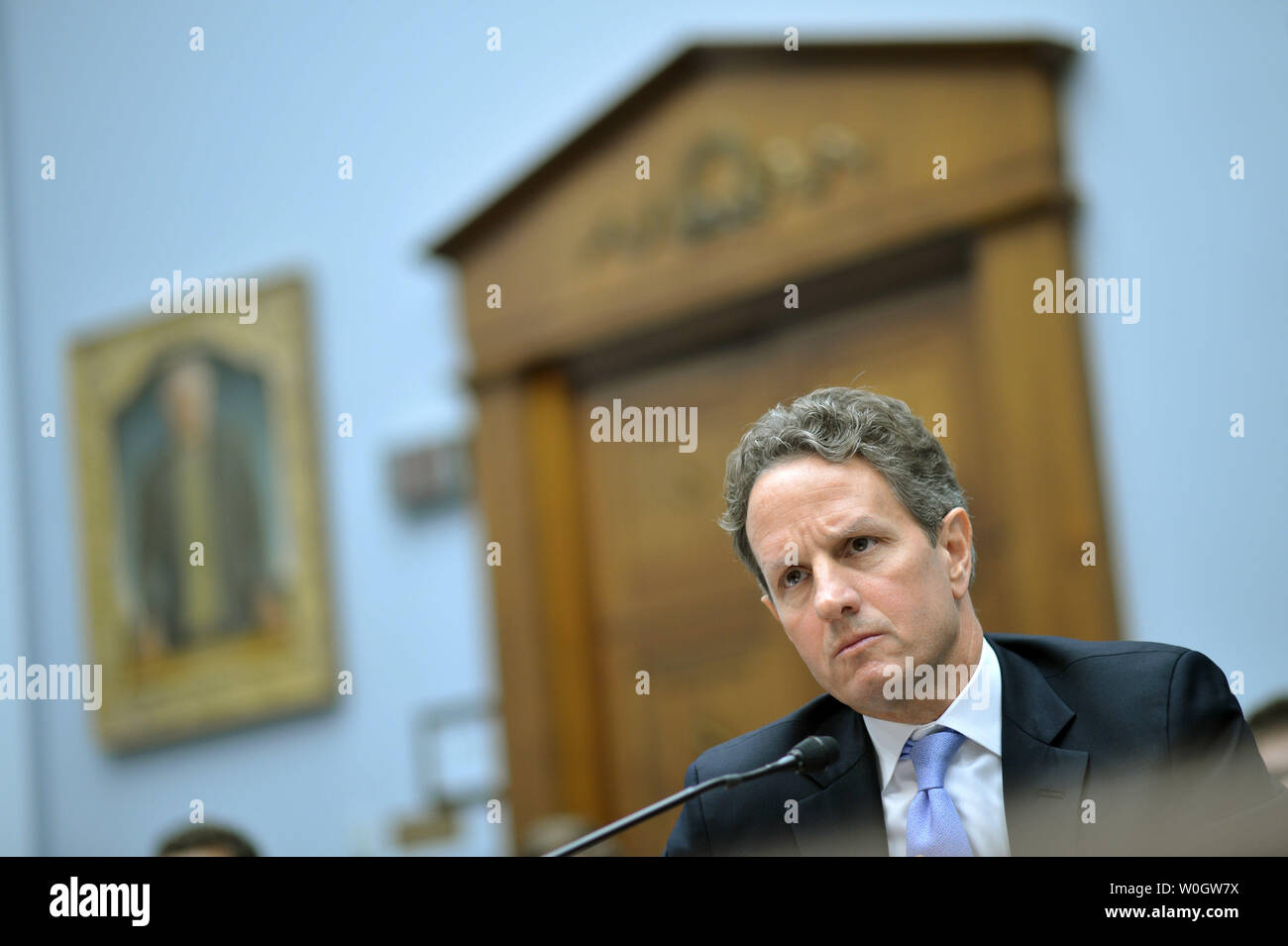 Treasury Secretary Timothy Geithner testifies during a House Financial ...