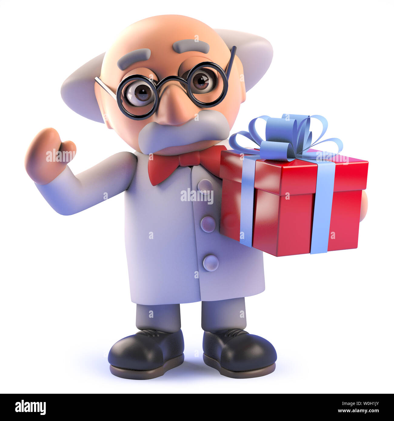Cartoon holding gift hi-res stock photography and images - Alamy
