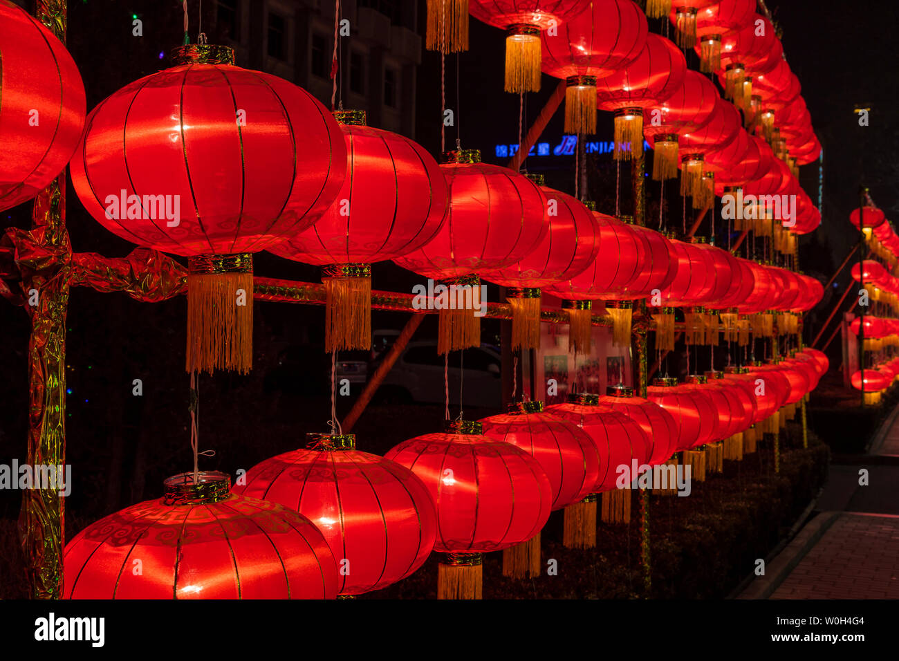 Big Red Lanterns High Resolution Stock Photography and Images - Alamy