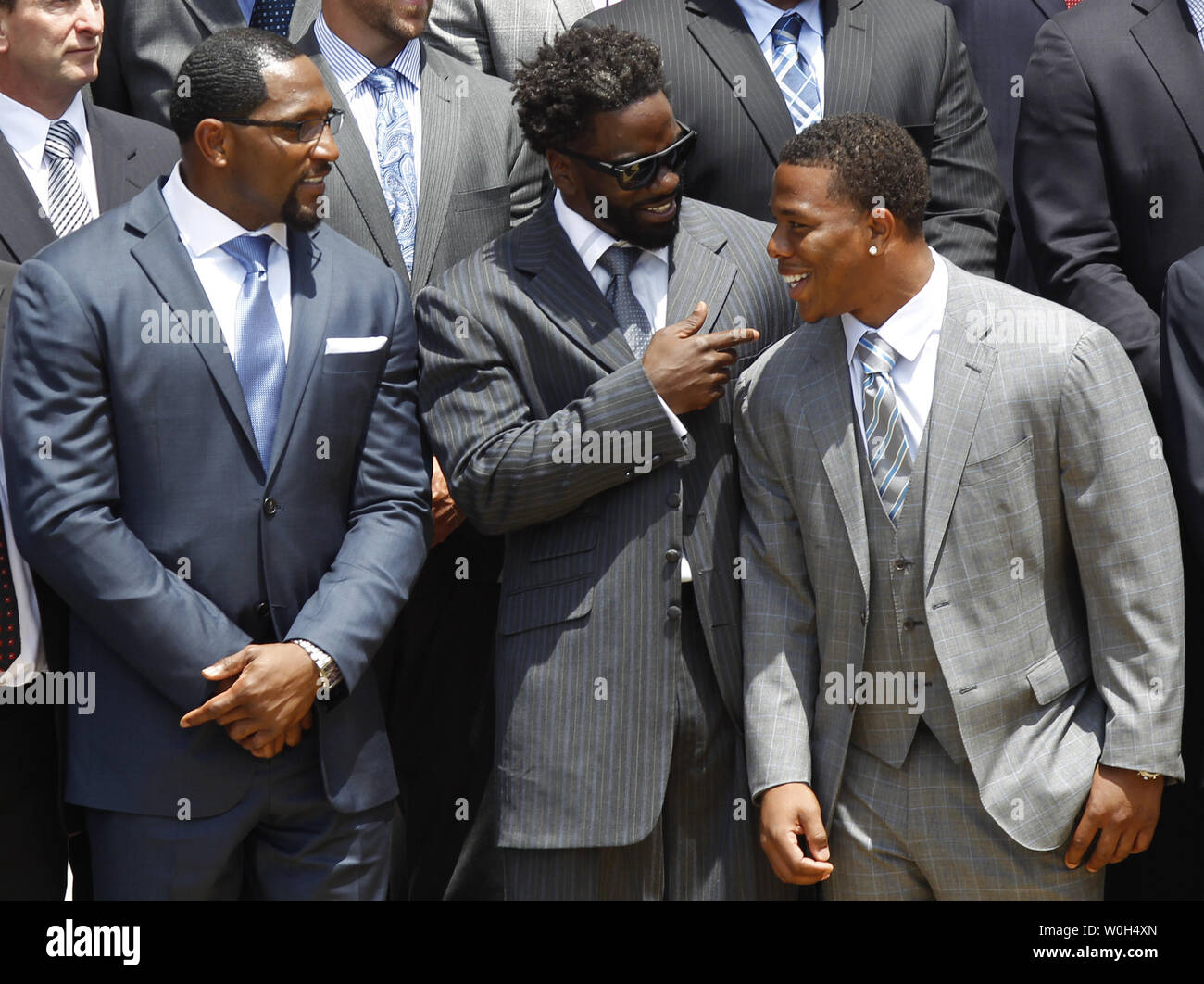 Ray Rice And Ray Lewis And Ed Reed