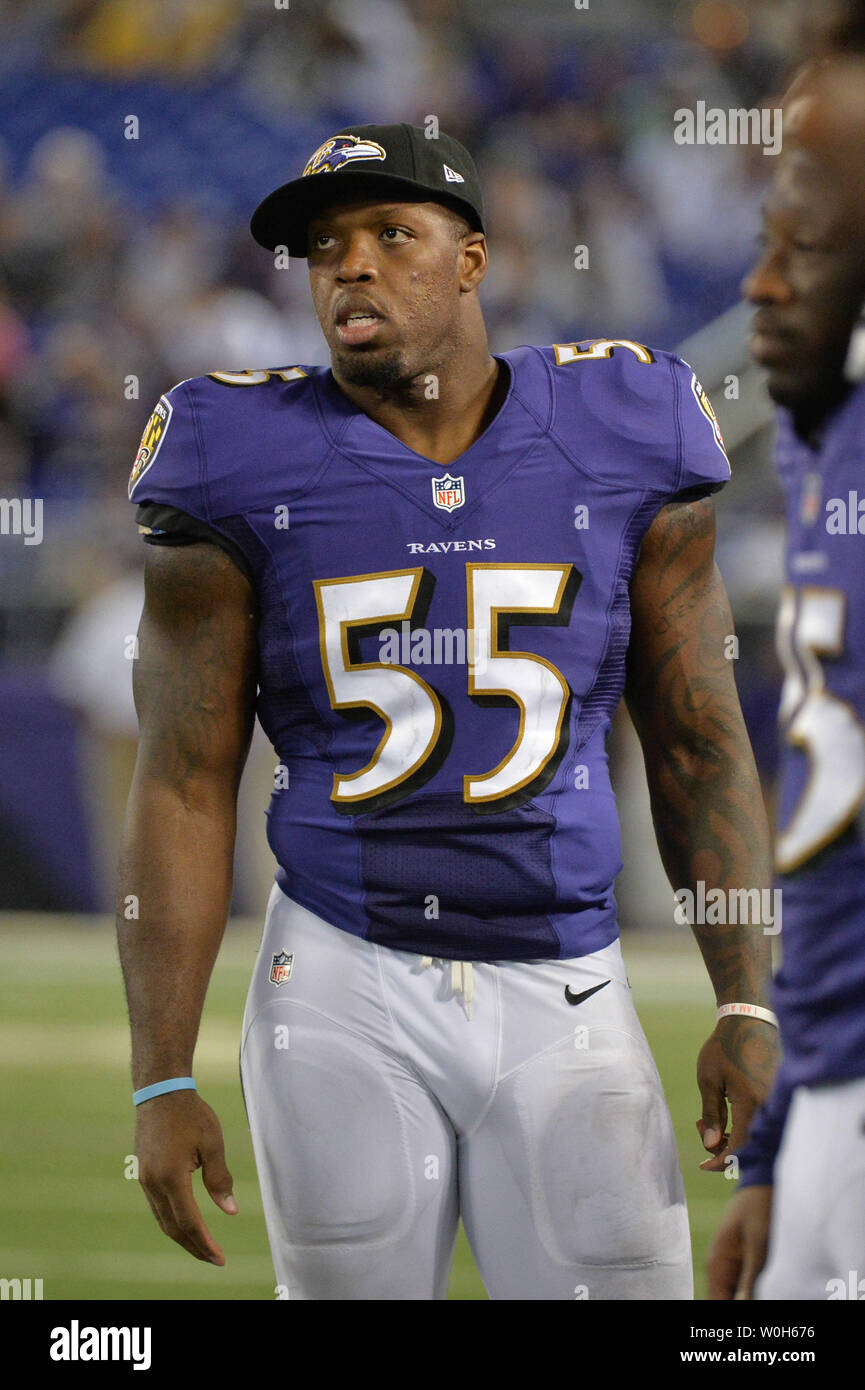 Baltimore ravens terrell suggs 55 hi-res stock photography and images ...