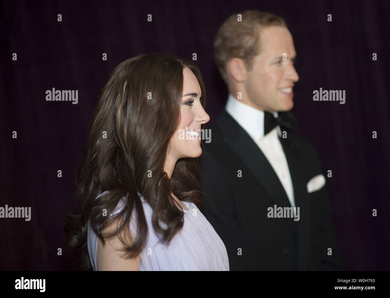 Duke duchess cambridge wax figures hi-res stock photography and images ...