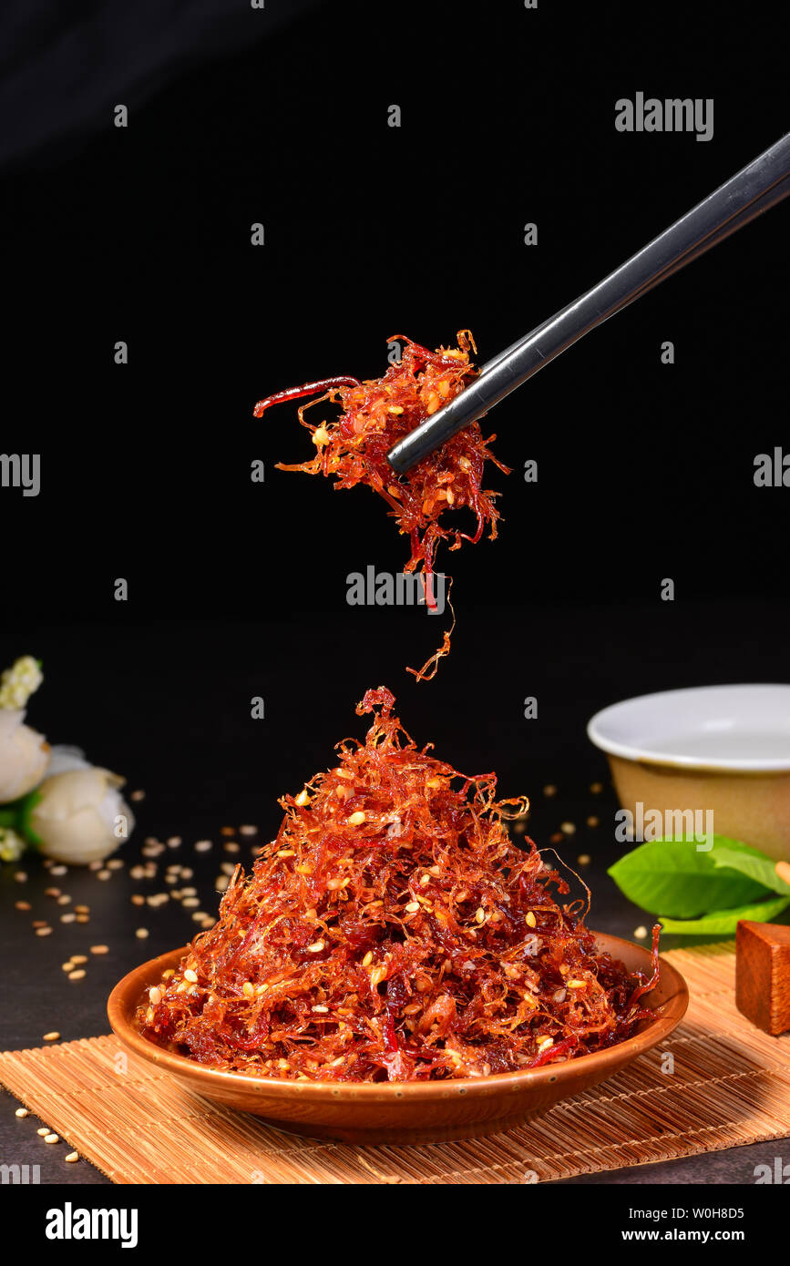 Spicy spiced lantern, shredded beef Stock Photo - Alamy