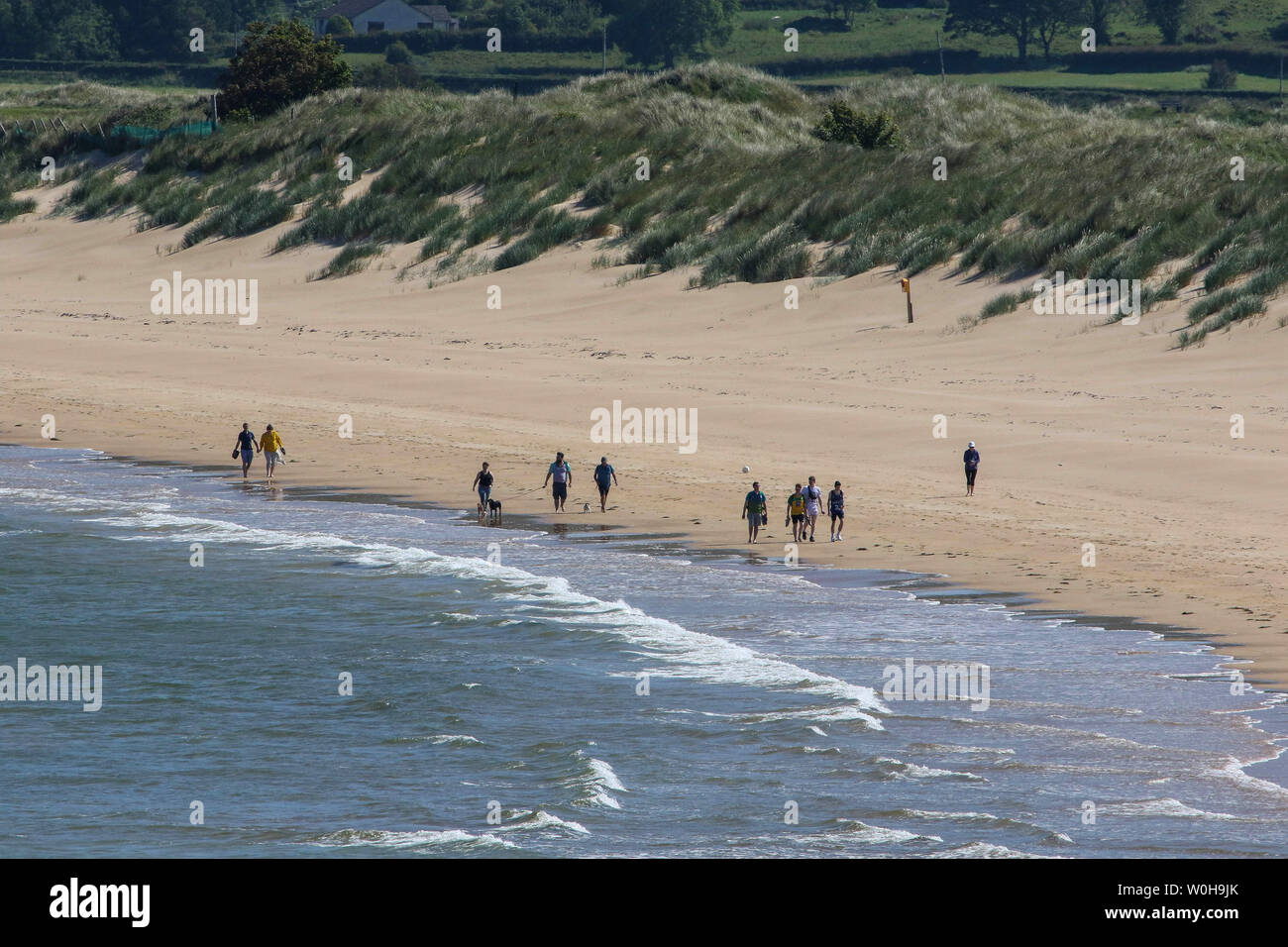 Ballymastocker Strand, Lough Swilly, County Donegal, Ireland. 27th June ...