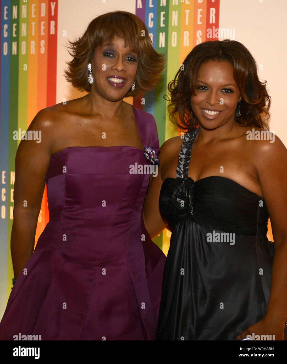 CBS Corporation Co-anchor Gayle King (L) and her daughter Kirby pose ...