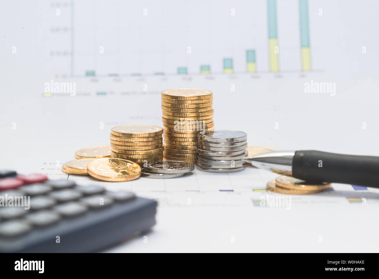 Creative diagram of business accounting concept Stock Photo - Alamy