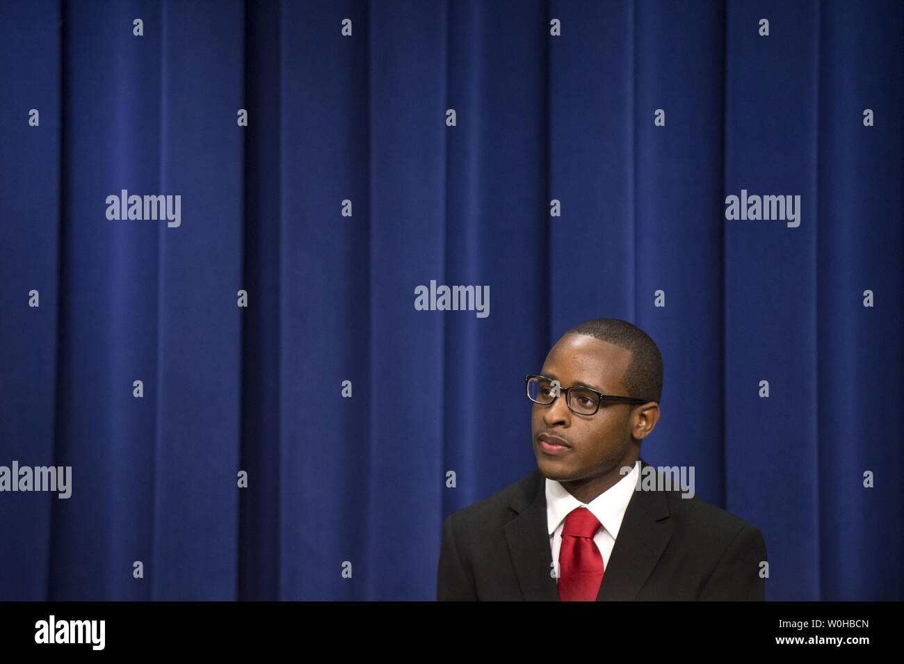 New Orleans student Troy Simon introduces First Lady Michelle Obama ...