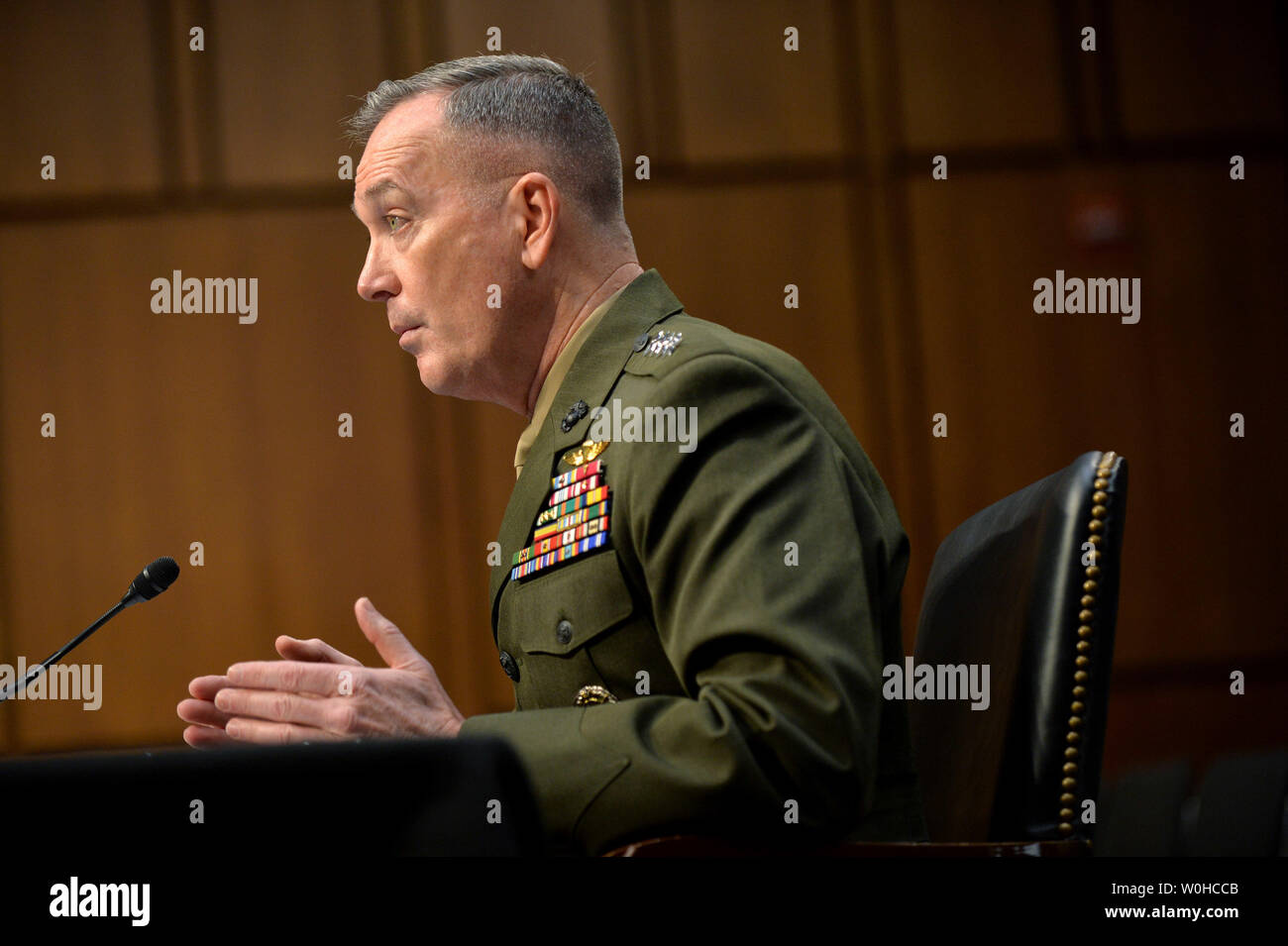 Gen. Joseph Dunford Jr., commander of the International Security ...