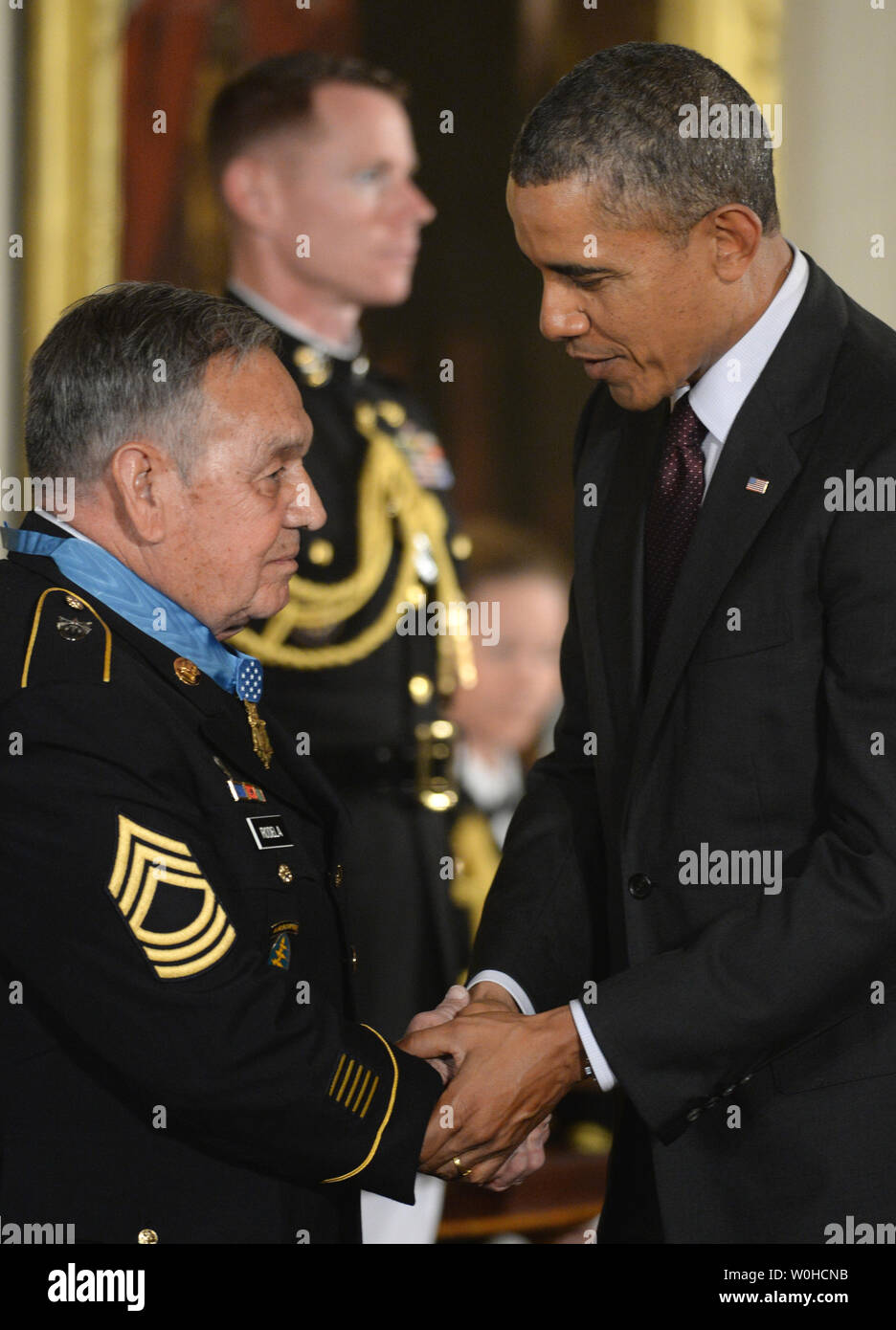 President Barack Obama awards the Medal of Honor to Sergeant First ...