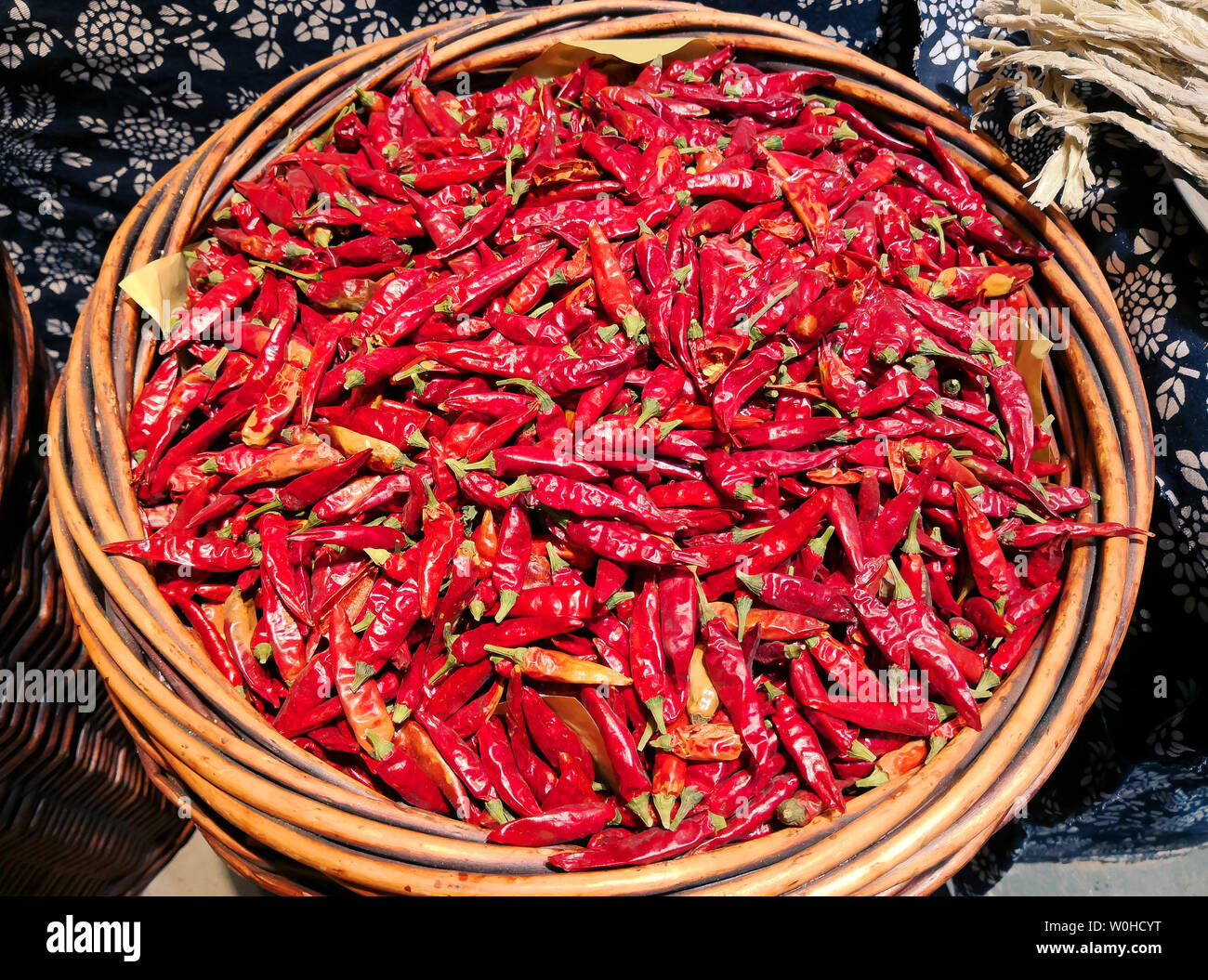 Red pointy chili Stock Photo - Alamy