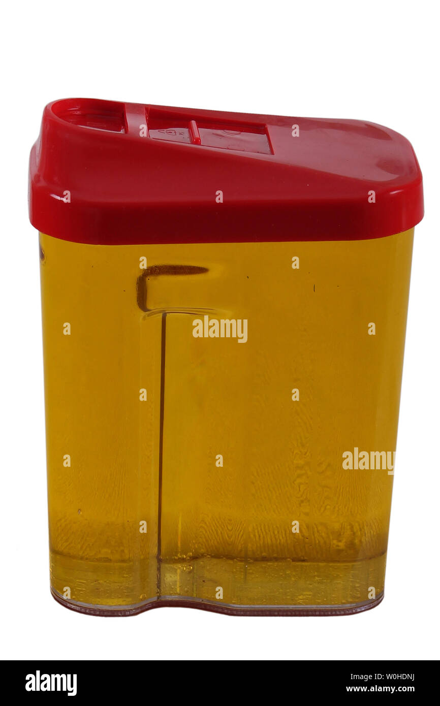 Cooking oil in a plastic container Stock Photo - Alamy