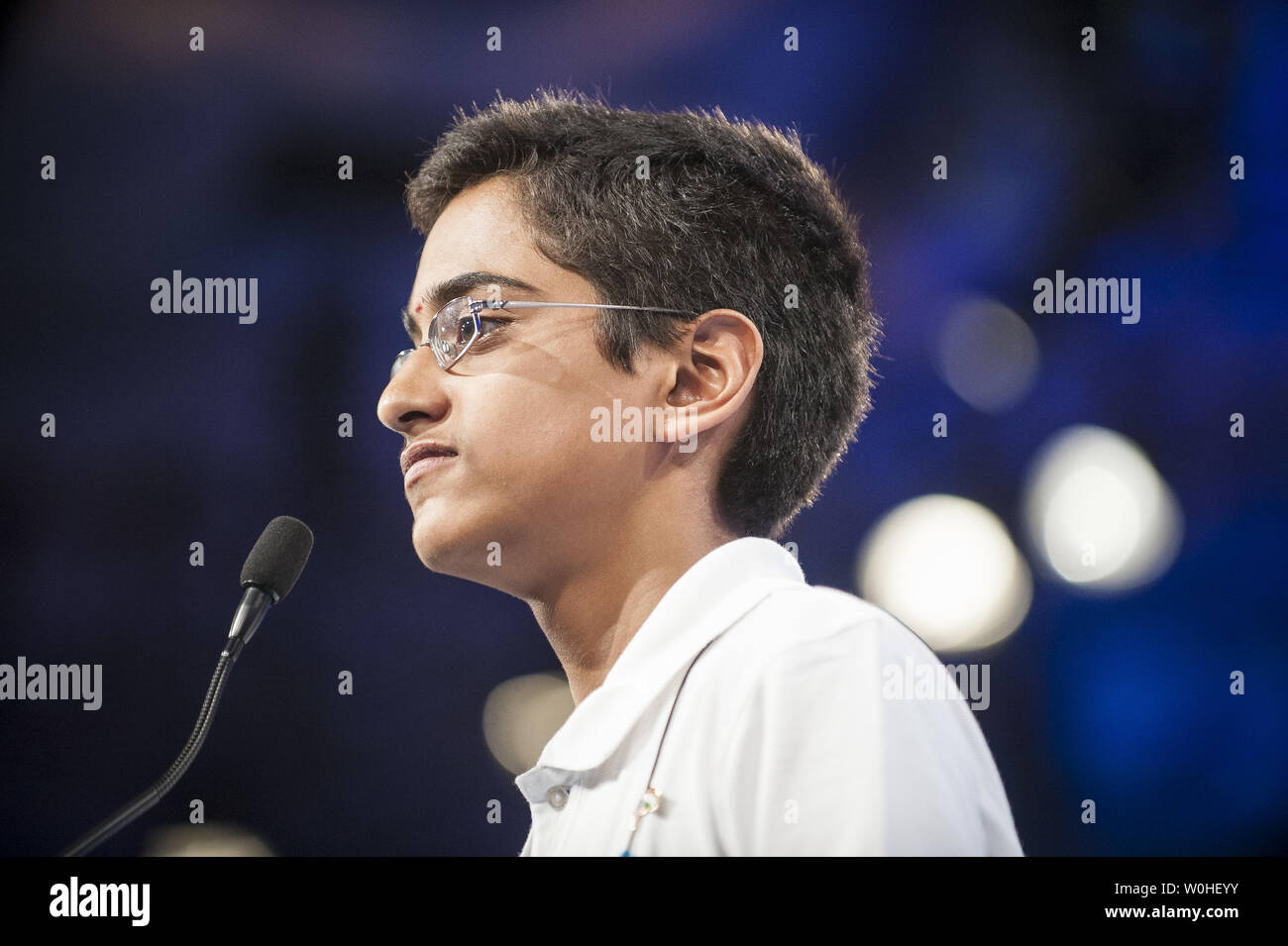 Sriram Hathwar, 14, of Painted Post, New York, participates in the ...