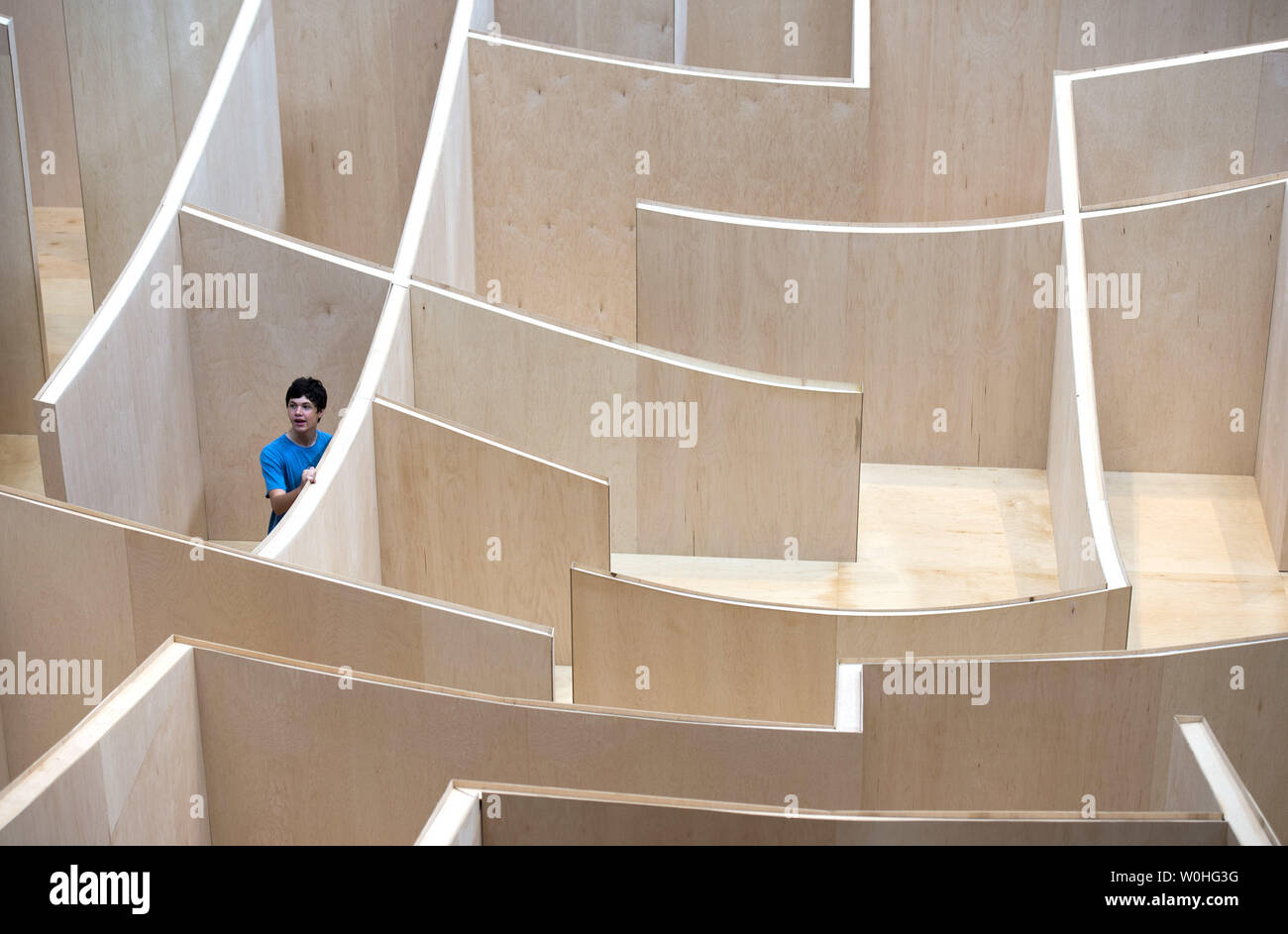 National building museum maze hi-res stock photography and images - Alamy